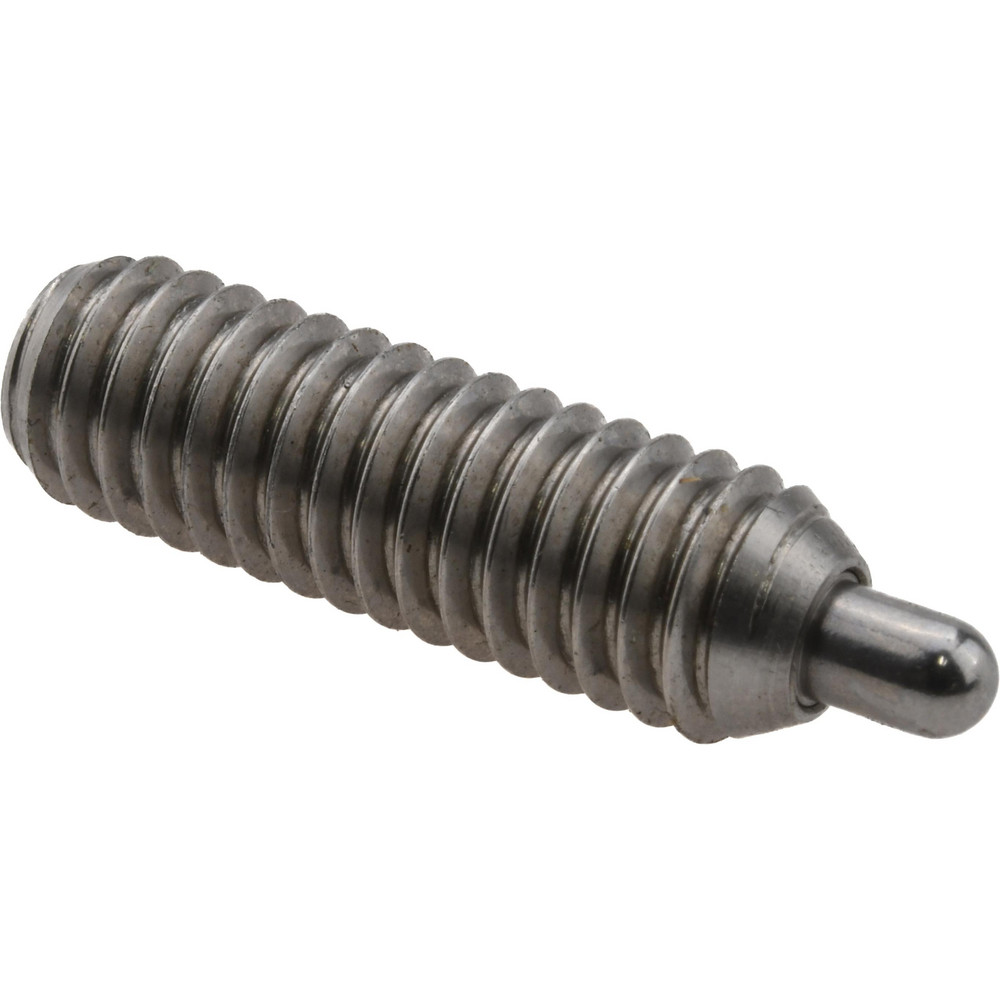 Vlier - Threaded Spring Plunger: 5/16-18, 1" Thread Length, 0.135" Dia ...