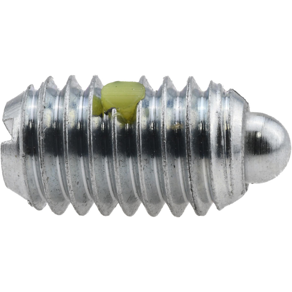 Vlier - Threaded Spring Plunger: 3/8-16, 5/8" Thread Length, 0.186" Dia ...