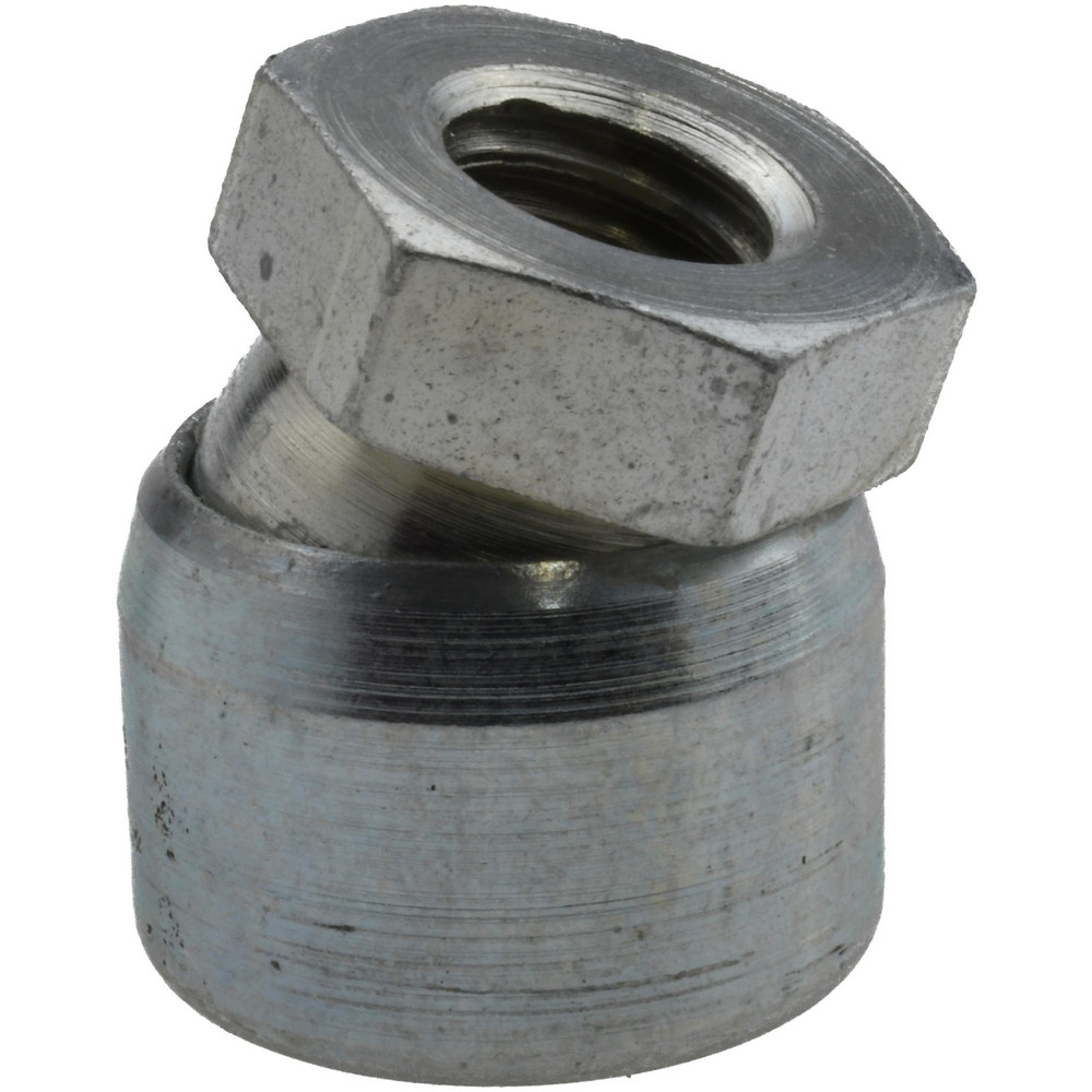 Vlier - 3/8-16, 3/4" Pad Dia, Uncoated Bottom, Steel Toggle Pad | MSC ...