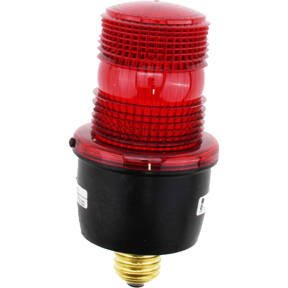 Federal Signal Corp - Low Profile Mini Strobe Light: Red, Screw Mount ...