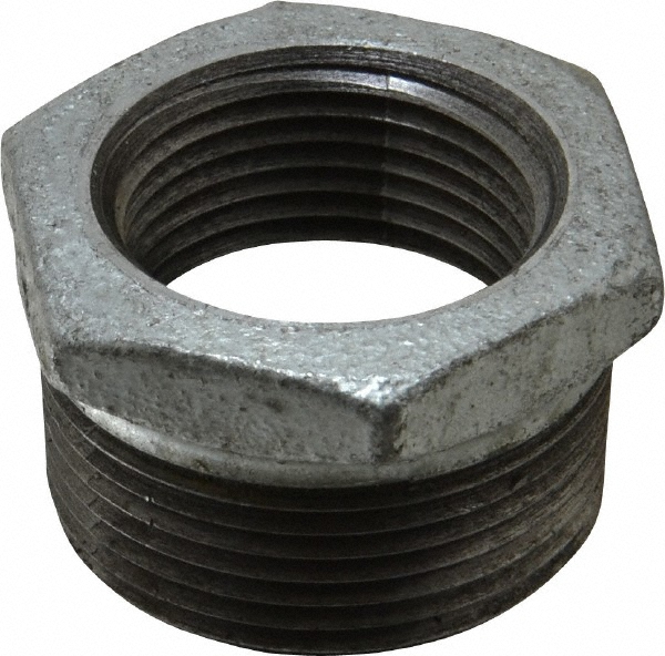 Value Collection - 1-1/4 x 1" Galvanized Malleable Iron Pipe Hex ...