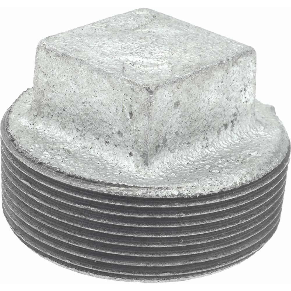 B&K Mueller - Malleable Iron Pipe Square Plug: 2" Fitting | MSC Direct