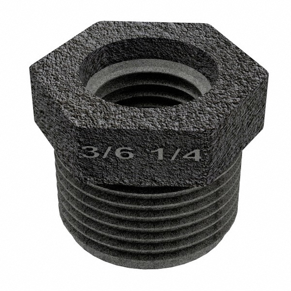 Value Collection - Size 3/8 x 1/4", Class 150, Malleable Iron Black ...