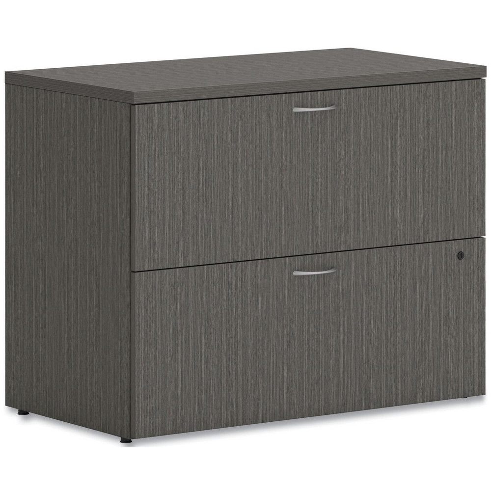 Hon - Lateral File Cabinet: 2.000 Drawer, Woodgrain Laminate, Teak ...