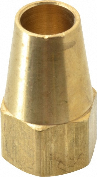 Parker - Brass Flared Tube Long Nut: 5/8" OD, 7/8-14 Thread, 45 deg ...