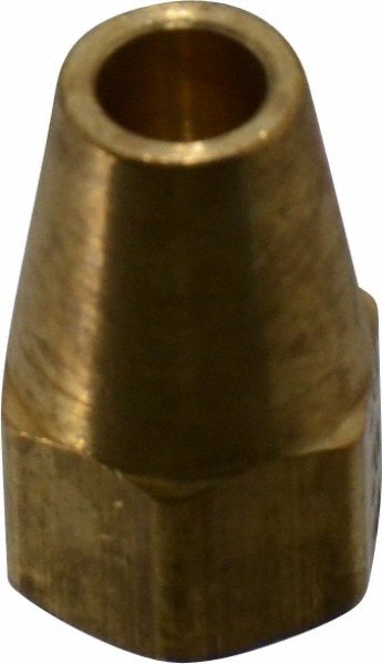 Parker - Brass Flared Tube Long Nut: 1/4" OD, 7/16-20 Thread, 45 deg ...