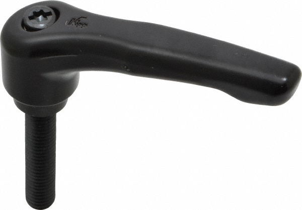 KIPP - Threaded Stud Adjustable Clamping Handle: M8 x 1.25 Thread, 18.5 ...