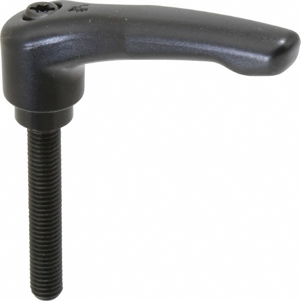 KIPP - Threaded Stud Adjustable Clamping Handle: M8 x 1.25 Thread, 18.5 ...