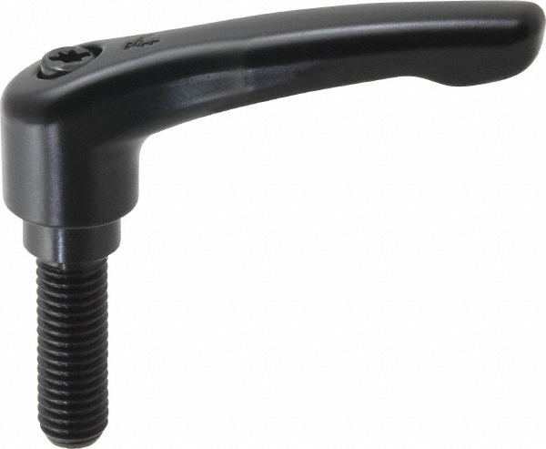 KIPP - Threaded Stud Adjustable Clamping Handle: M10 x 1.50 Thread, 18. ...