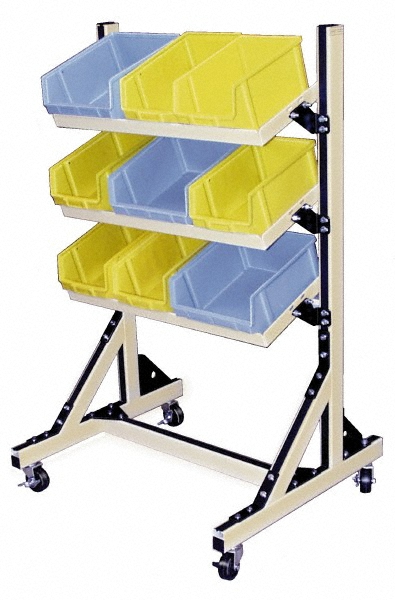 Hubbell Workplace Solutions - Mobile Pick Rack: Mobile Louvered Rack ...