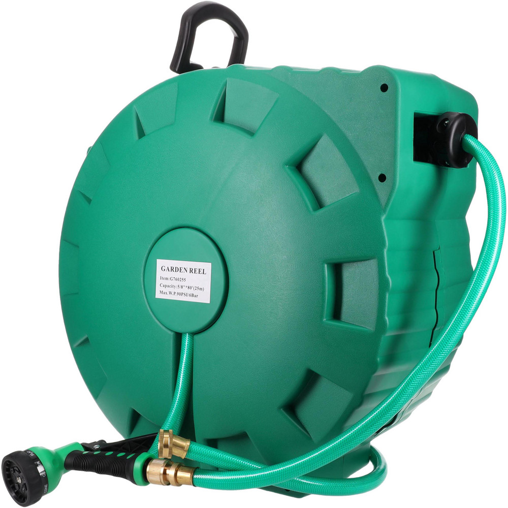 Value Collection Hose Reel With Hose 5 8 ID Hose X 80 Spring