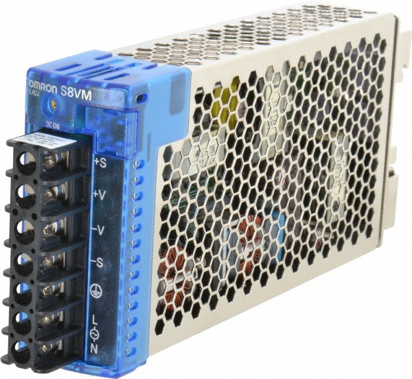 Omron - 100 Watt, 4.50 Amp, 240 VAC Input, 24 VDC Output, DIN Rail ...