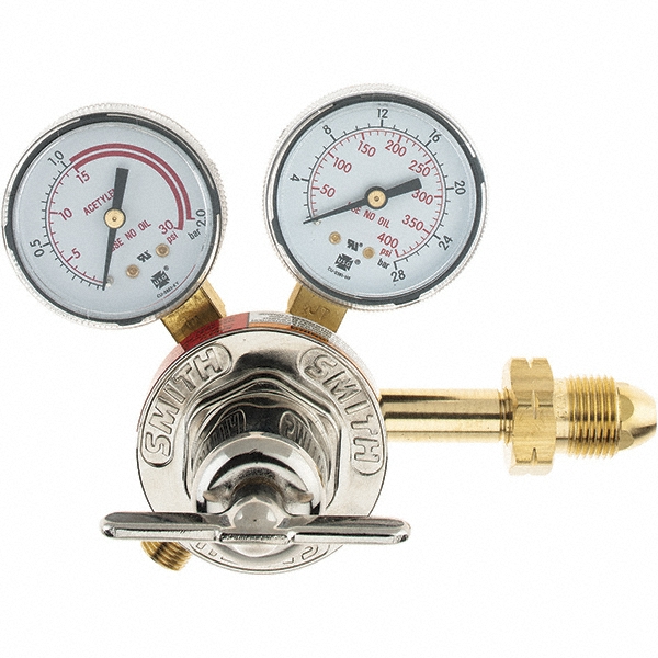 Miller/Smith - 510 CGA Inlet Connection, Male Fitting, 15 Max psi ...