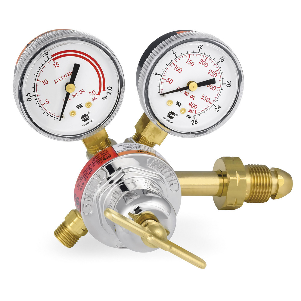 Smith/Miller - 510 CGA Inlet Connection, Male Fitting, 15 Max psi ...