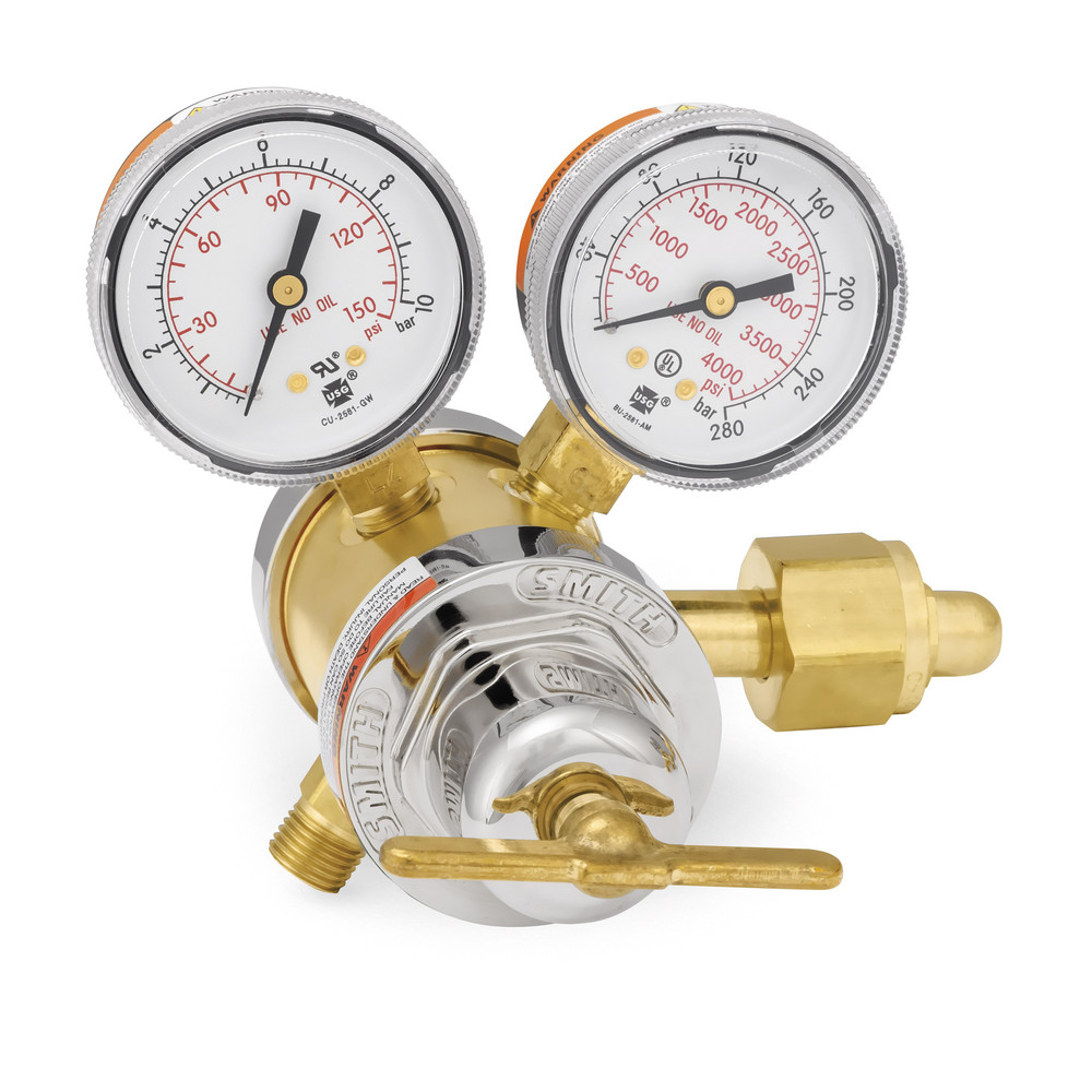 Smith/Miller - 540 CGA Inlet Connection, B Fitting, 125 Max psi, Oxygen ...