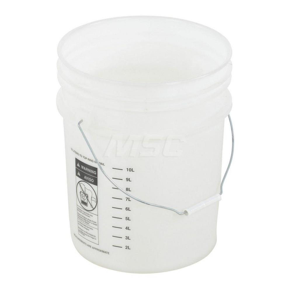 Vestil - Buckets & Pails; Capacity: 3.5 gal (US); Body Material: High ...