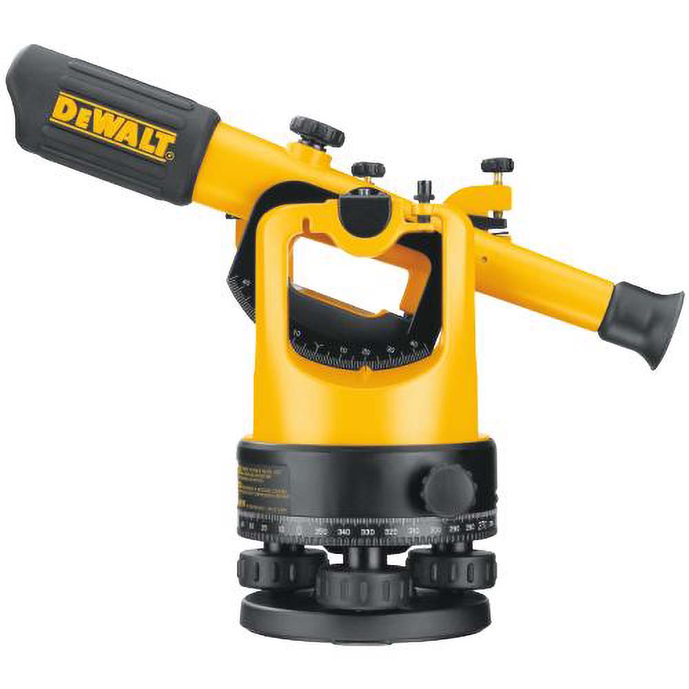 DeWALT - 20x Magnification, 5 to 200 Ft. Measuring Range, Transit ...