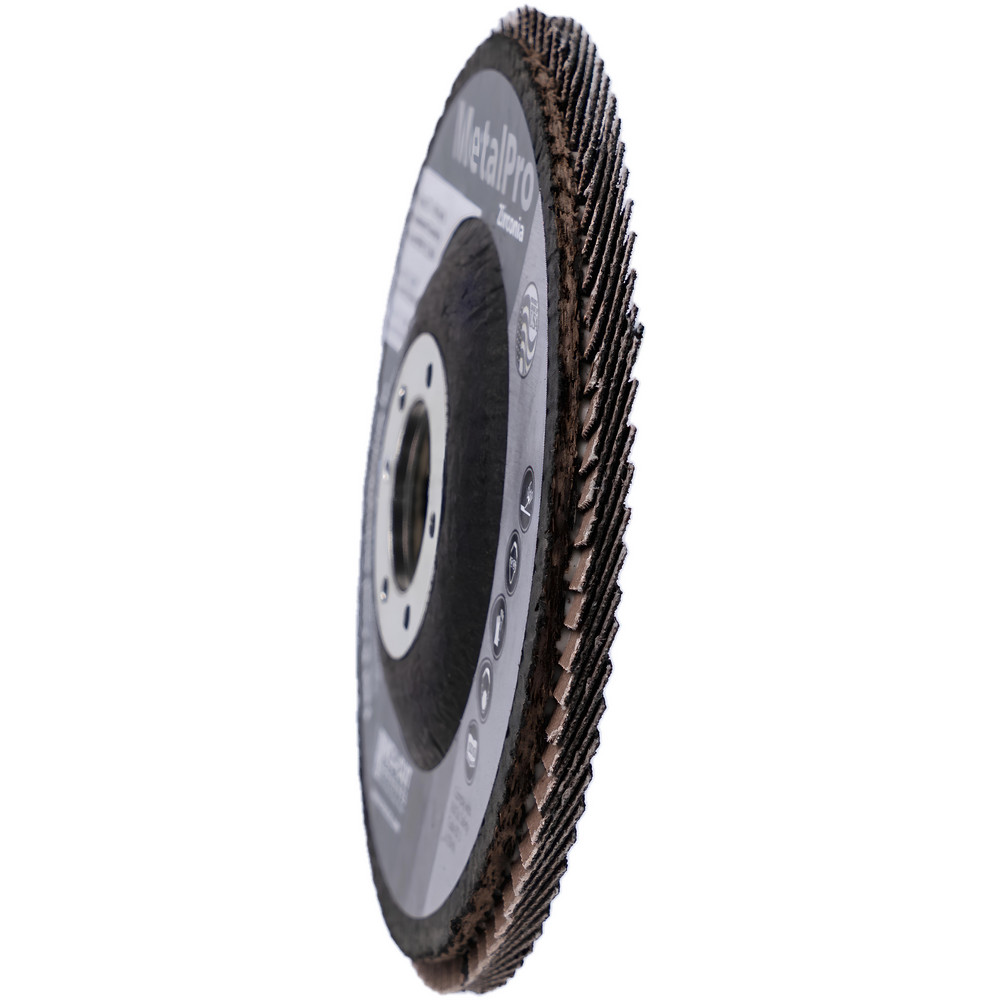 Rex Cut Abrasives - Flap Disc: 4-1/2" Dia, 7/8" Hole, 60 Grit, Zirconia ...