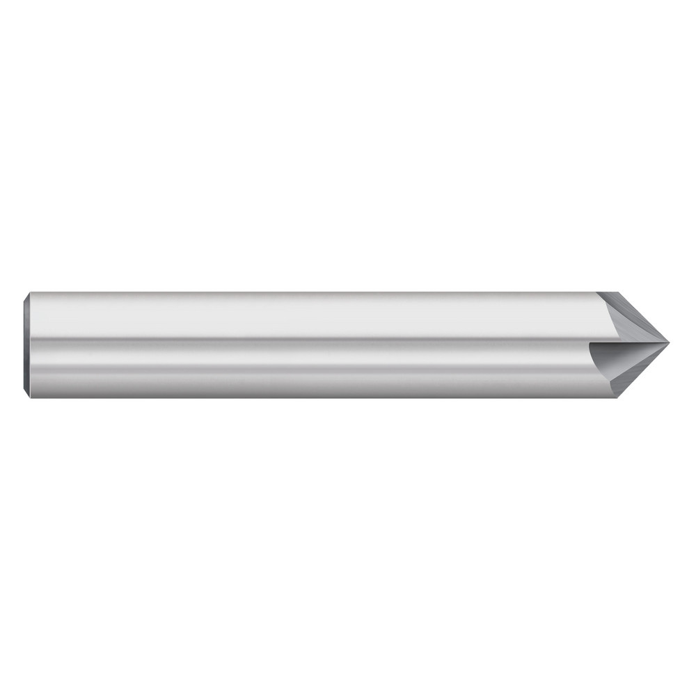 Titan USA - Chamfer Mill: 1/2" Dia, 1/2" Shank Dia, 90 deg, 4 Flute ...