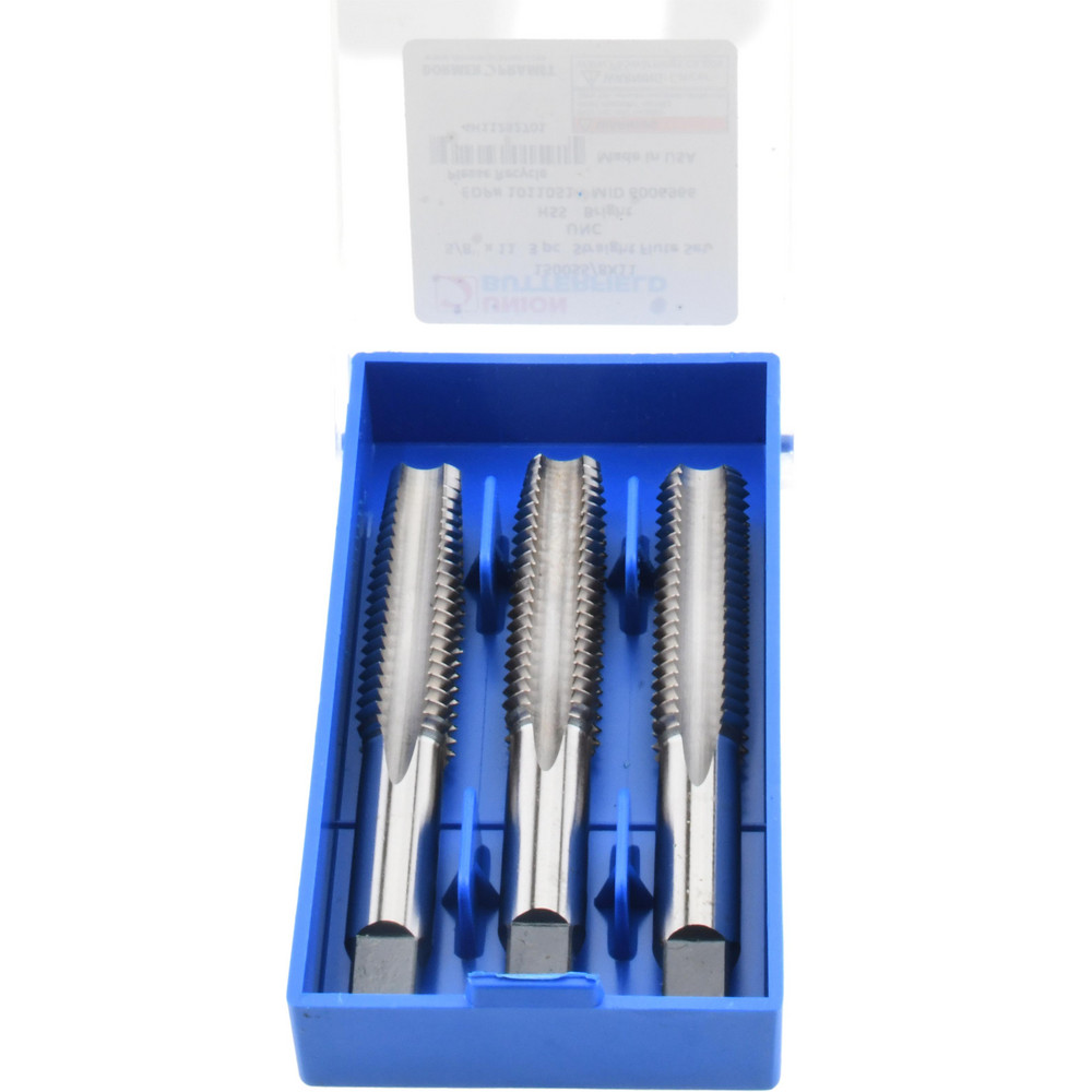 Union Butterfield - Tap Set: 5/8-11 UNC, 4 Flute, Bottoming Plug ...