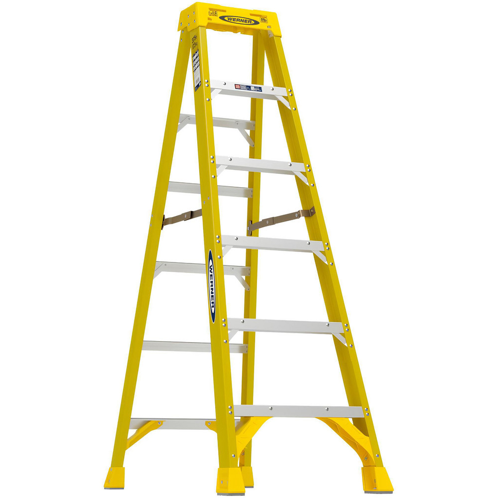 Werner - 5 Step Fiberglass Foldable Step Ladder: Type IAA 375 lb ...
