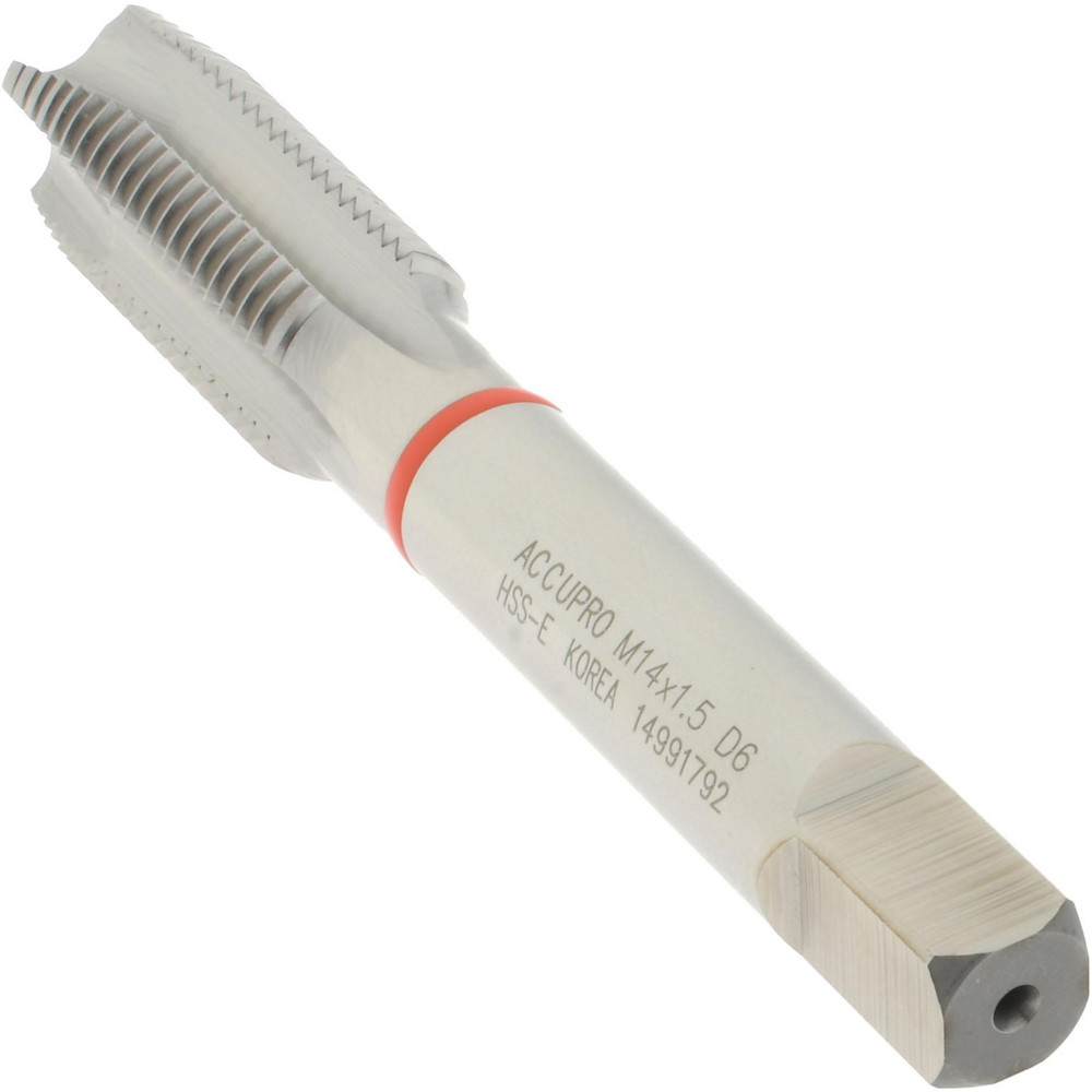 Accupro - Spiral Point Tap: M14x1.5 Metric Fine, 4 Flutes, Plug Chamfer ...