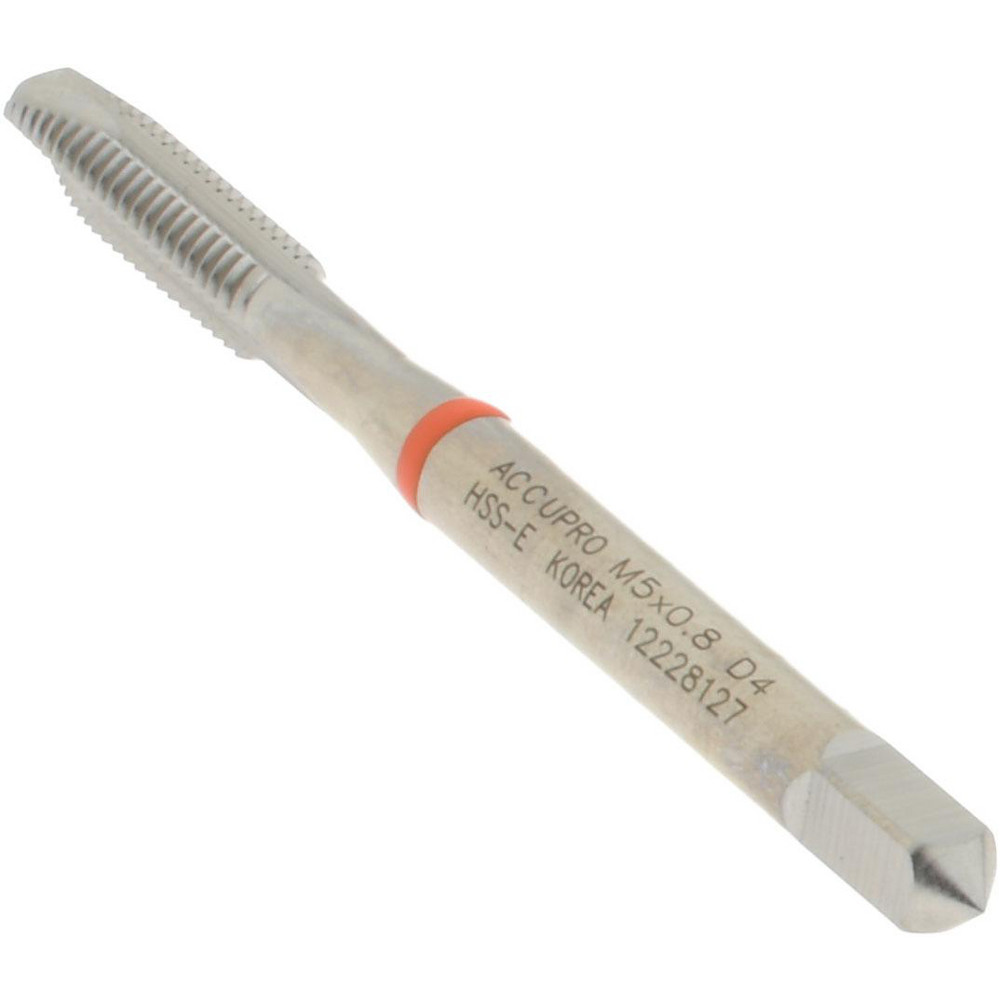 Accupro - Spiral Point Tap: M5x0.8 Metric Coarse, 3 Flutes, Plug ...