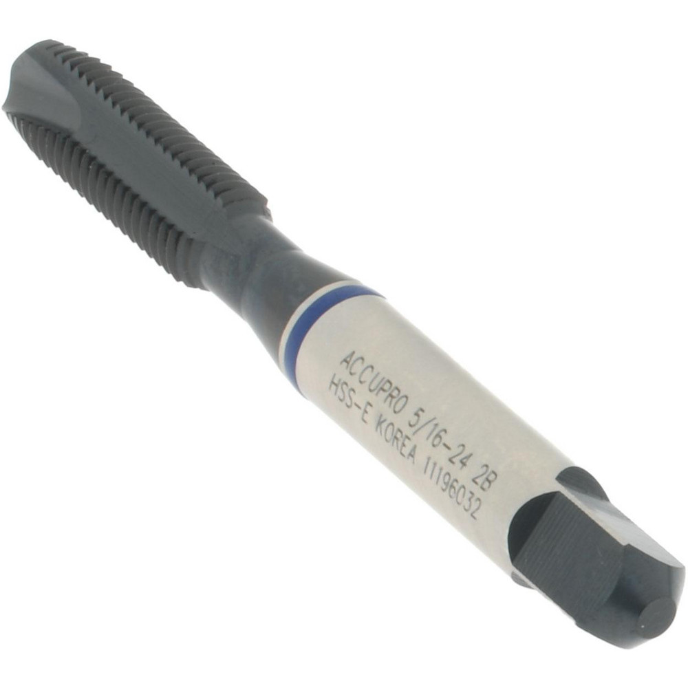 Accupro - Spiral Point Tap: 5/16-24 UNF, 3 Flutes, Plug Chamfer, 2B ...