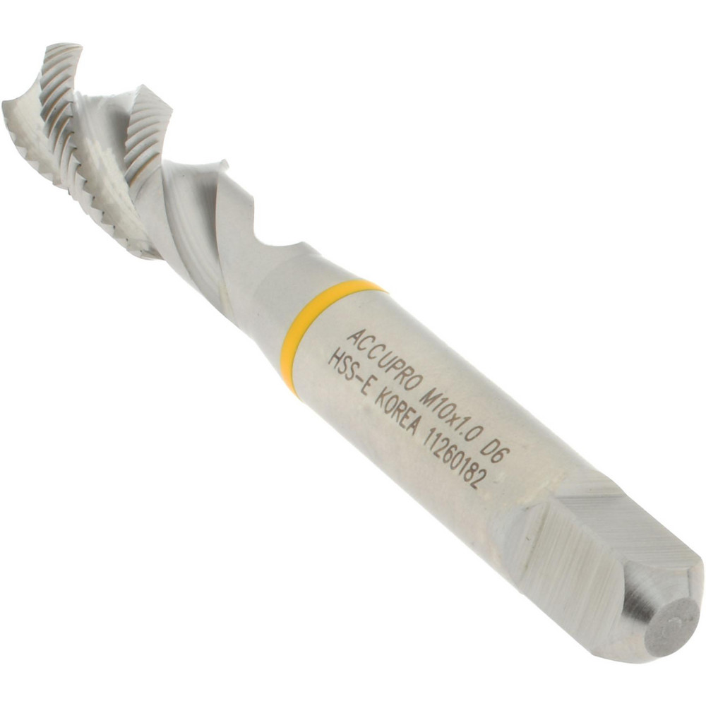 Accupro - Spiral Flute Tap: M10x1, Metric Fine, 3 Flute, Modified ...