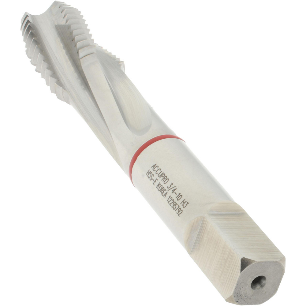 Accupro - Spiral Flute Tap: 3/4-10, 4 Flute, Modified Bottoming Chamfer ...