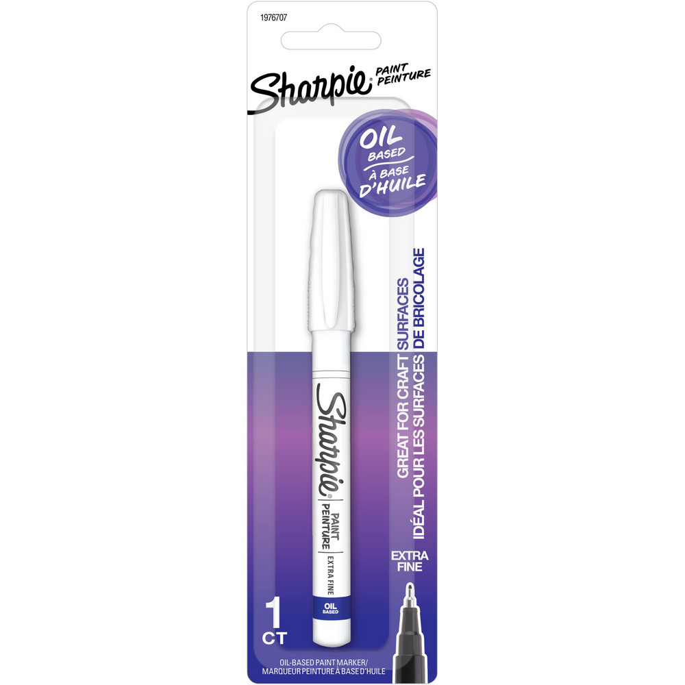 Sharpie - Paint: White, Oil Base, Extra Fine Tip | MSC Direct