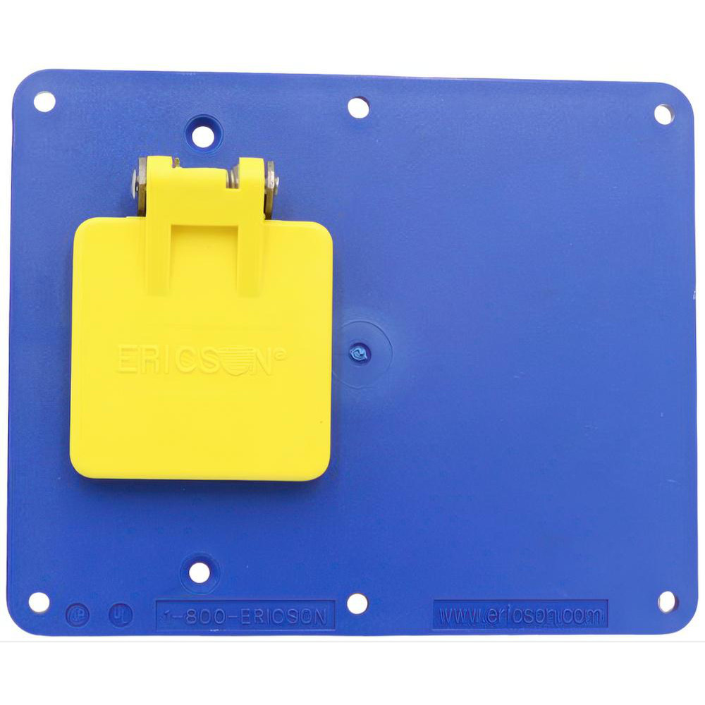 Ericson Mfg - Wall Plates: Wall Plate Type: Outlet Wall Plates; Color ...