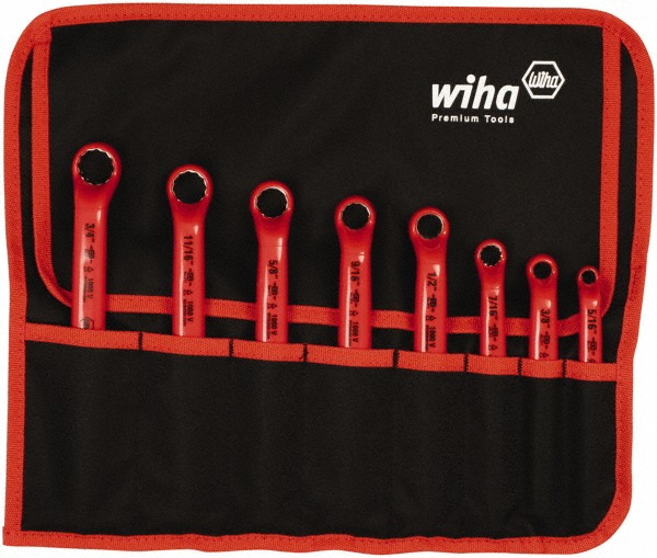 Wiha - 8 Pc, 5/16 - 3/4", Insulated Deep Offset Wrench Set - 62756648 ...