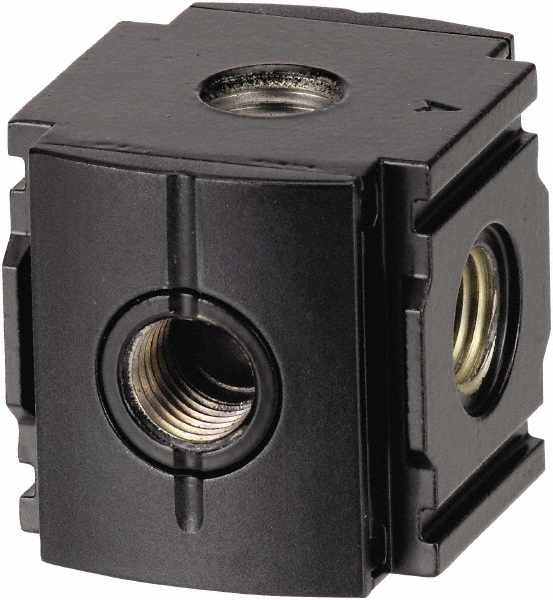 ARO/Ingersoll-Rand - FRL Modular Threaded Manifold Block: Aluminum, Use ...