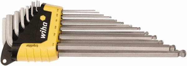 Wiha - 13 Piece L-Key Ball End Hex Key Set - 62765821 - MSC Industrial ...