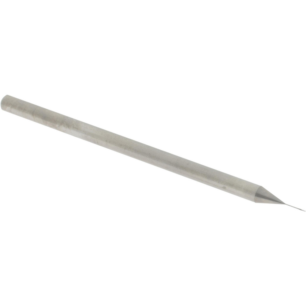 Accupro - Square End Mill: 0.0100" Dia, 0.0150" LOC, 3 Flute, Solid ...