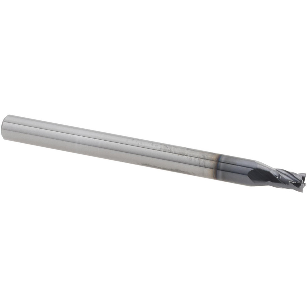 Accupro - Square End Mill: 0.0900" Dia, 0.1350" LOC, 4 Flute, Solid ...