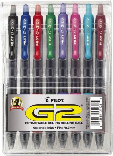 Pilot - Roller Ball Pen: Conical Tip, Assorted Ink | MSC Direct