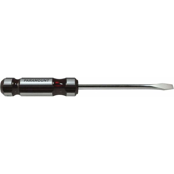 Paramount - 1/4" Blade Width x 8-1/8" OAL Cabinet Slotted Screwdriver ...