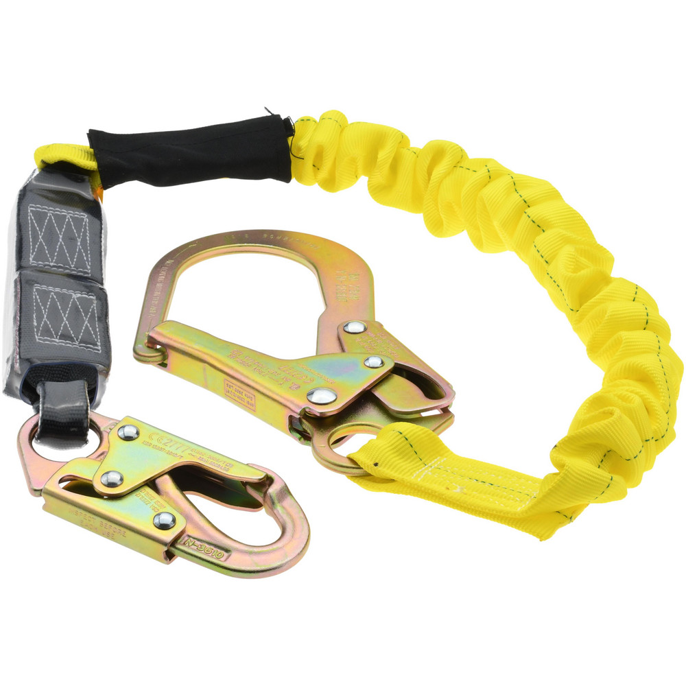 PRO-SAFE - 6' Long, 350 Lb Capacity, 1 Leg Locking Snap Hook Harness ...