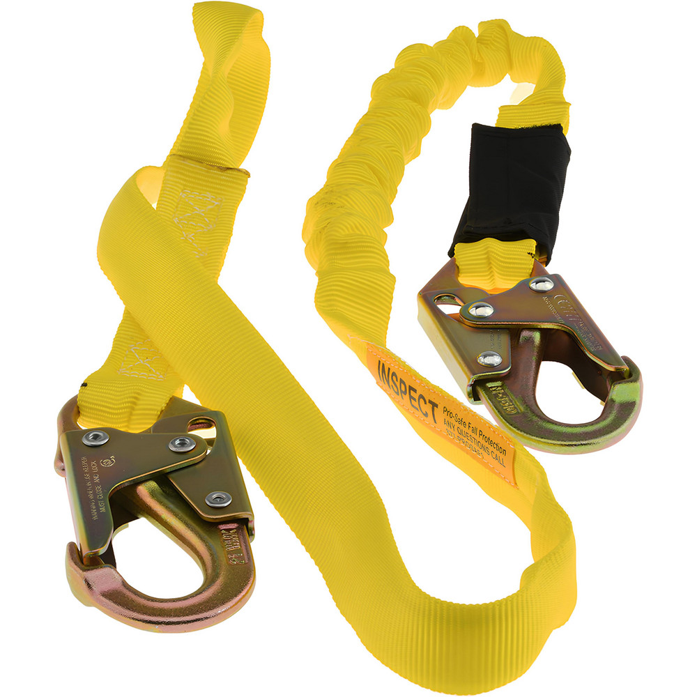 PRO-SAFE - 6' Long, 350 Lb Capacity, 1 Leg Locking Snap Hook Harness ...