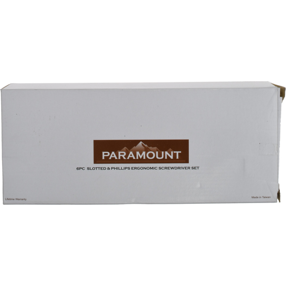 Paramount - Screwdriver Set: 6 Pc, Phillips & Slotted | MSC Direct