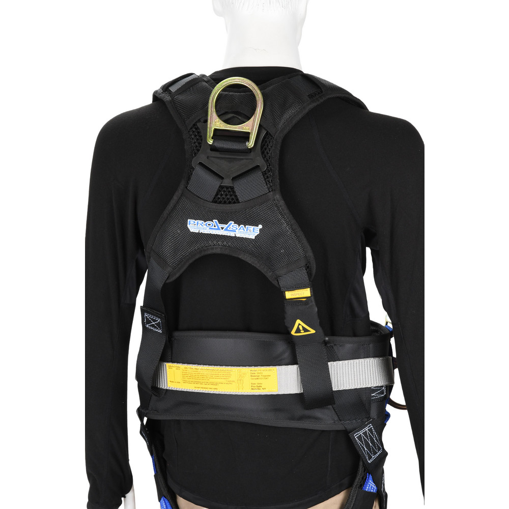 PRO-SAFE - Fall Protection Harnesses: 350 Lb, Construction Style, Size ...