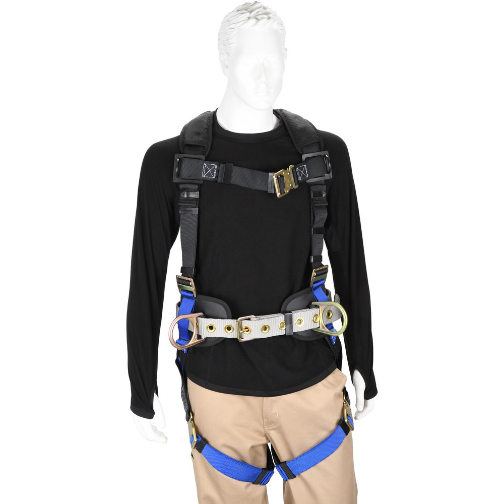 PRO-SAFE - Fall Protection Harnesses: 350 Lb, Construction Style, Size ...