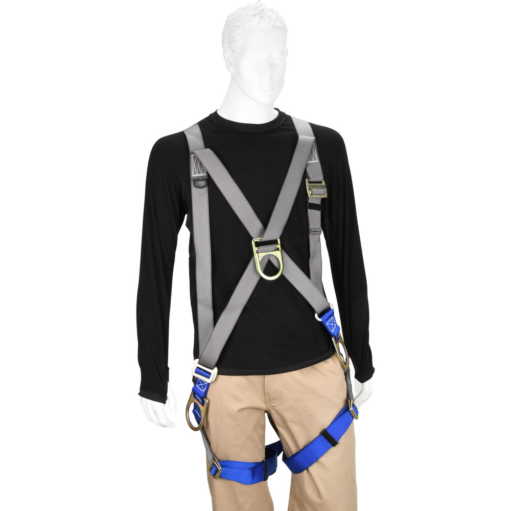 PRO-SAFE - Fall Protection Harnesses: 350 Lb, Cross-Over Style, Size ...