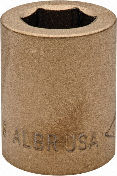 Ampco - Standard Hand Socket: 1/2" Drive, 9/16" Socket, 6-Point | MSC ...