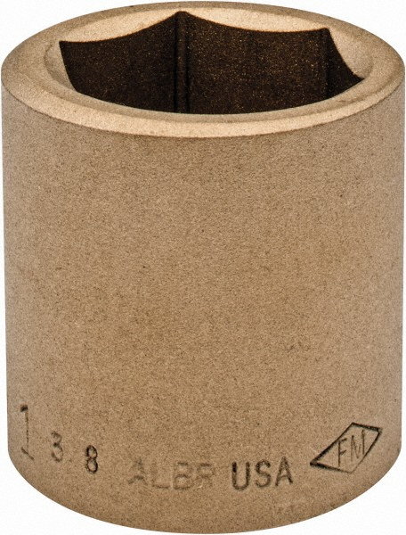 Ampco - Standard Hand Socket: 3/4" Drive, 1-3/8" Socket, 6-Point | MSC ...