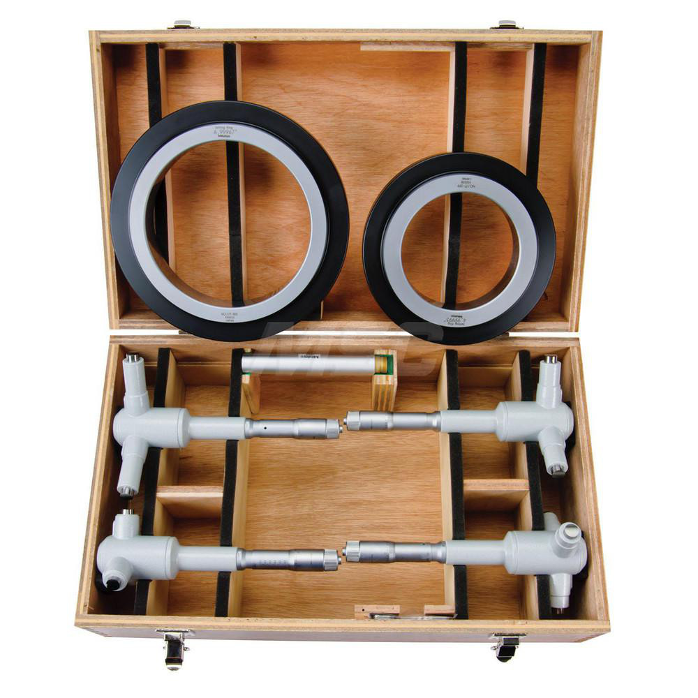 Mitutoyo - Mechanical Inside Micrometer Set: 4.0000 to 8.0000" Range ...