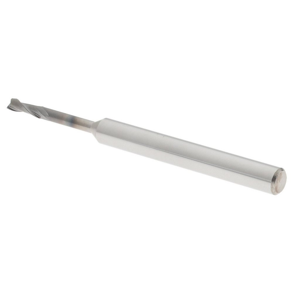 Accupro - Square End Mill: 1/16" Dia, 3/16" LOC, 2 Flute, Solid Carbide ...