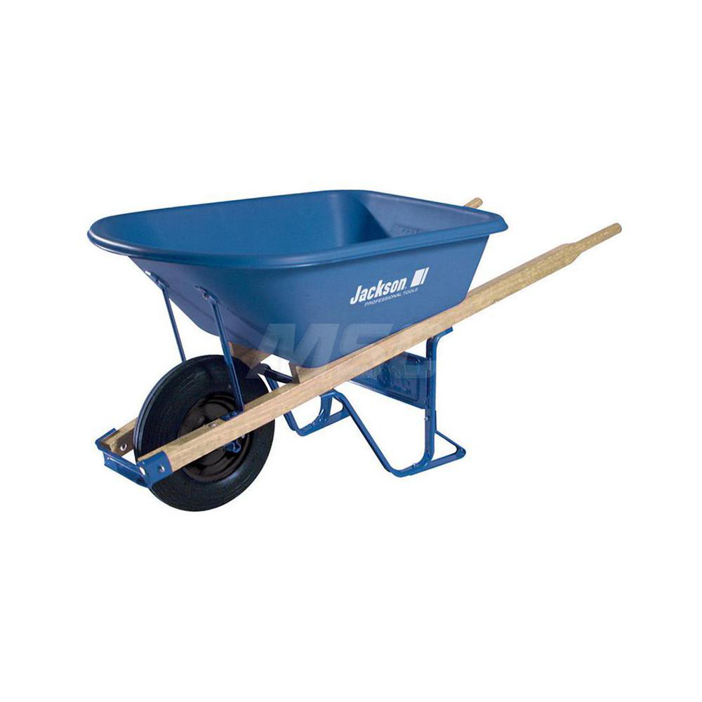Jackson Professional Tools - 5.75 Cu Ft Capacity Wheelbarrow with 16 ...